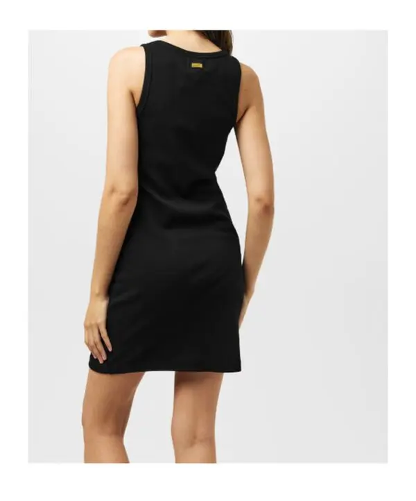 Barbour Sleeveless Round Neck Ribbed Dress