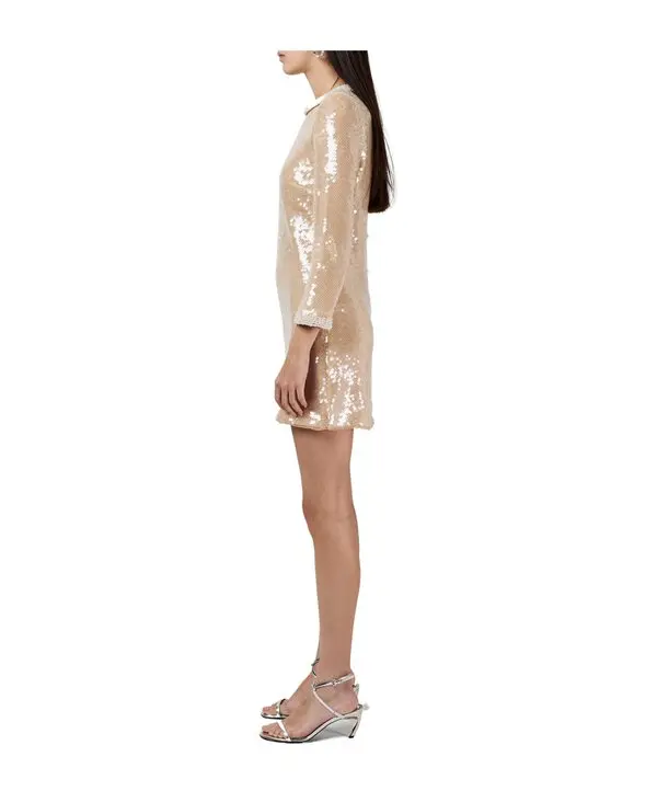 SELF-PORTRAIT Sequined Mini Dress