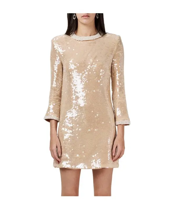 SELF-PORTRAIT Sequined Mini Dress