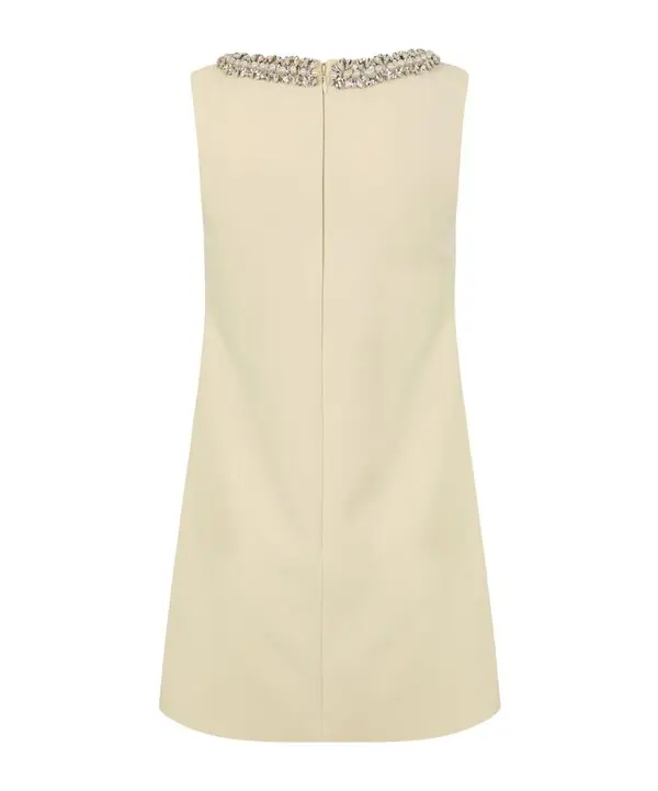 SELF-PORTRAIT Embellished Bow Mini Dress