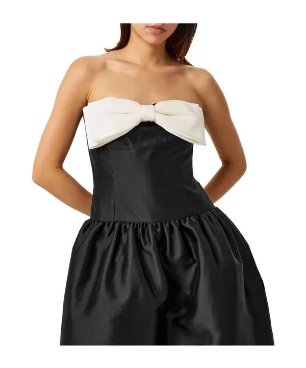SELF-PORTRAIT Bow Detail Midi Dress