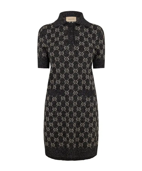 Gucci Gg Jacquard Cotton Dress