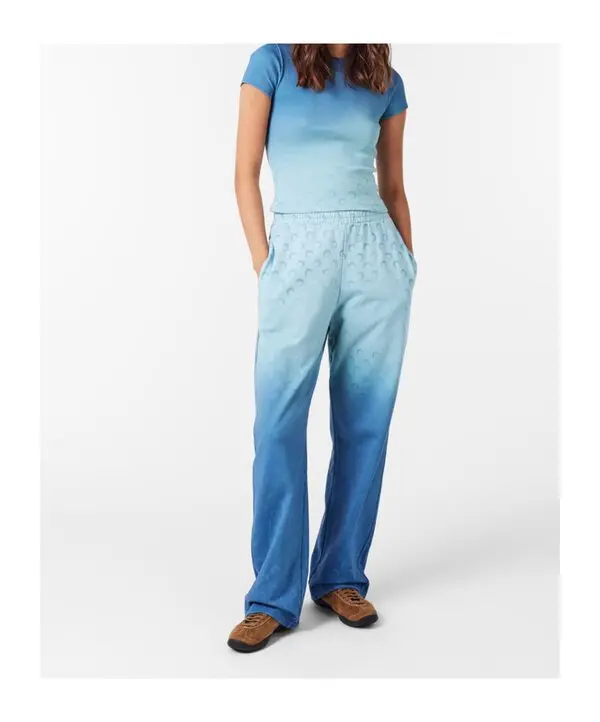 MARINE SERRE Moon Open Hem Woven Joggers