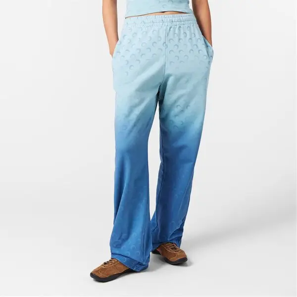 MARINE SERRE Moon Open Hem Woven Joggers