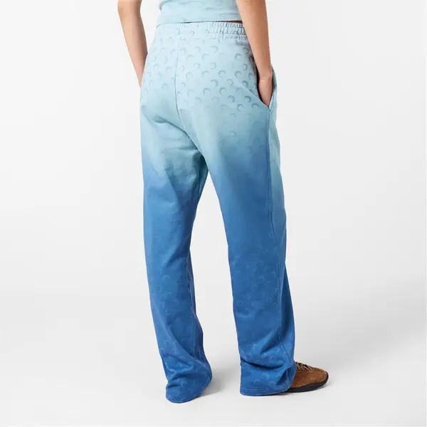 MARINE SERRE Moon Open Hem Woven Joggers