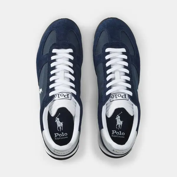 Polo Ralph Lauren Suede And Nylon Sneakers