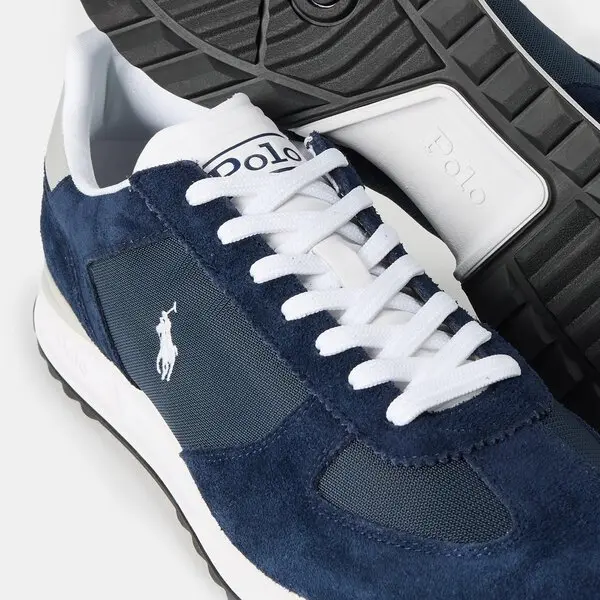 Polo Ralph Lauren Suede And Nylon Sneakers