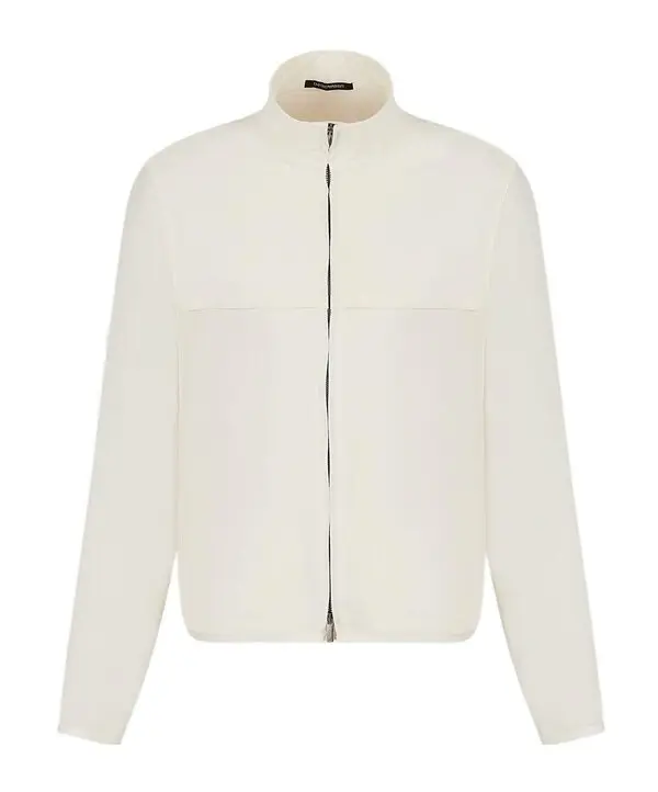 Emporio Armani Stand Collar Zip-up Jacket