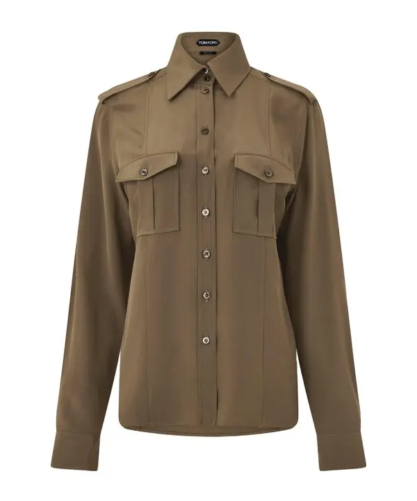 TOM FORD Solid Color Classic Versatile Shirt