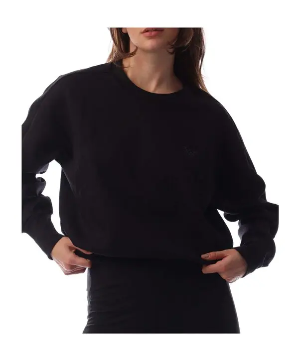 Emporio Armani Relaxed-fit Sweatshirt - Black