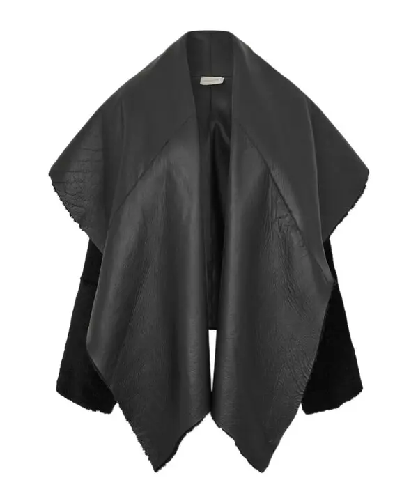 Magda Butrym Hooded Leather Jacket