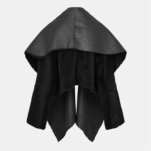 Magda Butrym Hooded Leather Jacket