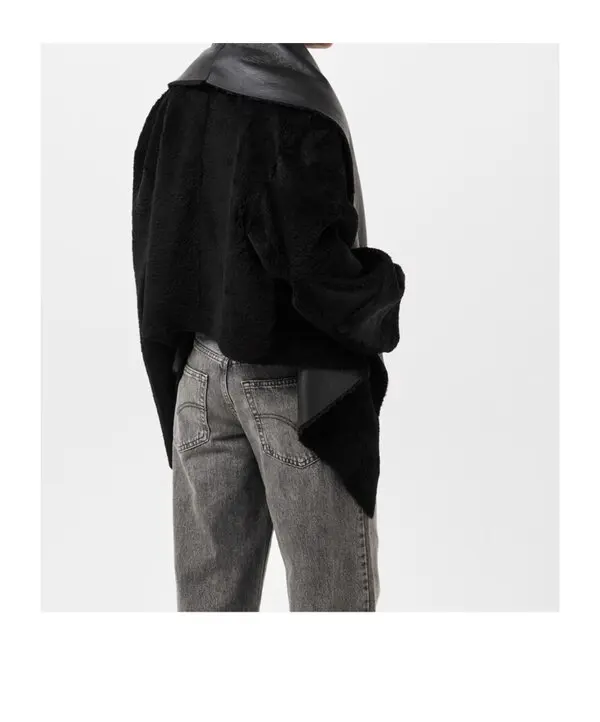 Magda Butrym Hooded Leather Jacket