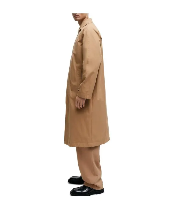 Hugo Boss Classic Camel-colored Long Car Coat
