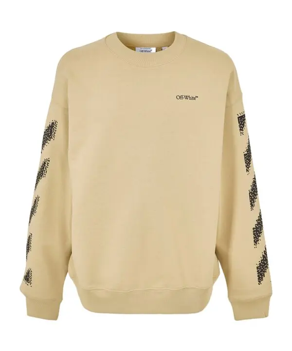 Off-White Long Sleeve Crewneck Sweatshirt