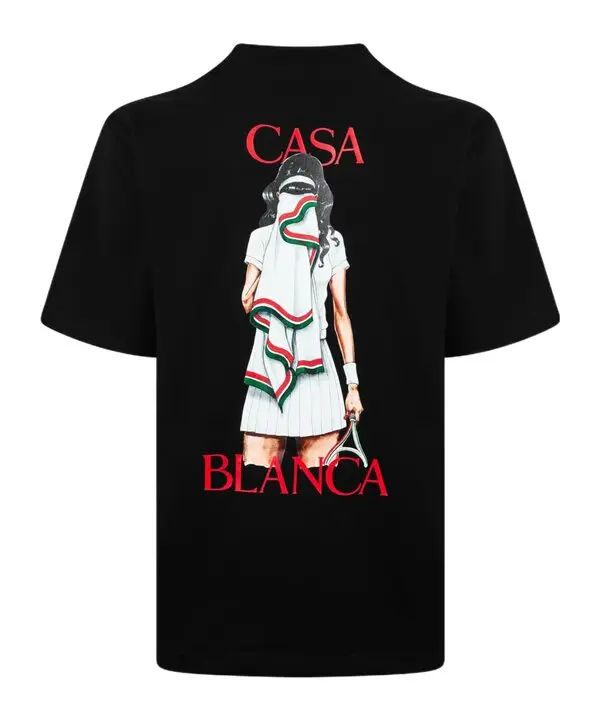 Casablanca Round-neck Printed T-shirt
