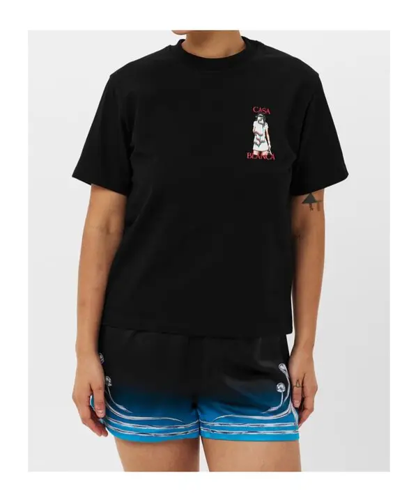 Casablanca Round-neck Printed T-shirt