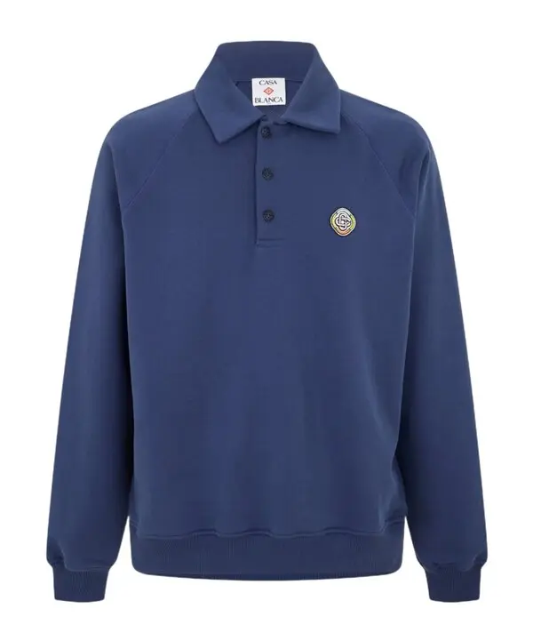 Casablanca Logo Patch Sweatshirt