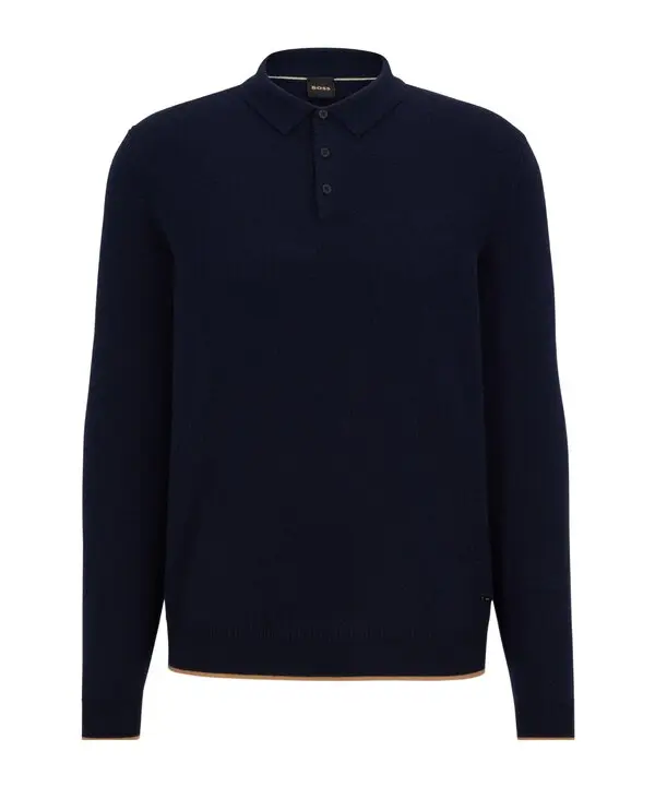 Hugo Boss Knit Polo Sweater