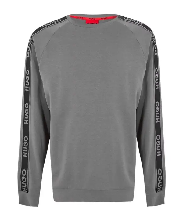 Hugo Boss Hugo Liam Crew Sweatshirt With Logo Tape Detail