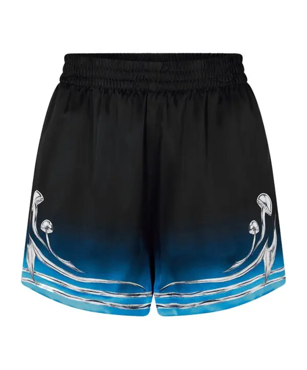 Casablanca Graphic Print Elasticated Waist Shorts