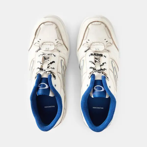 Balenciaga Hamptons Low-top Trainers - White