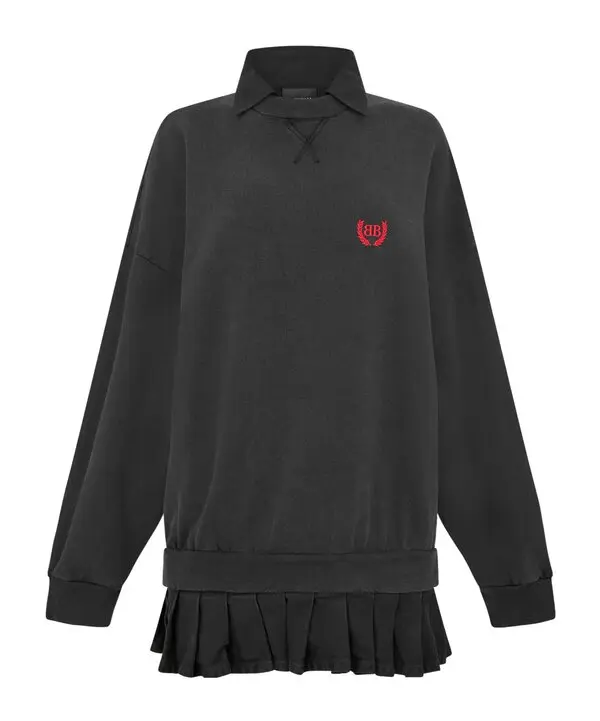 Balenciaga Hybrid Mini Dress - Black