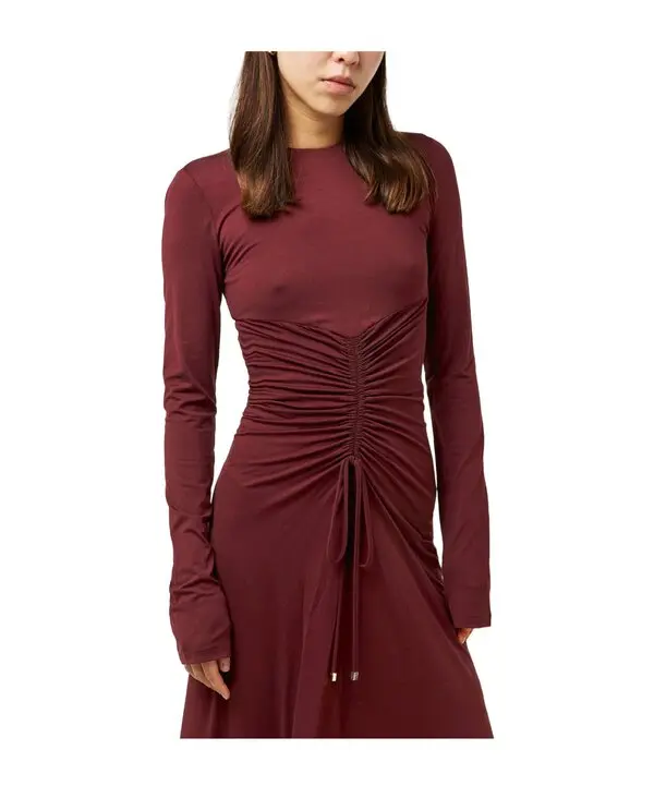 Max Mara Stretch Jersey Maxi Dress - Red