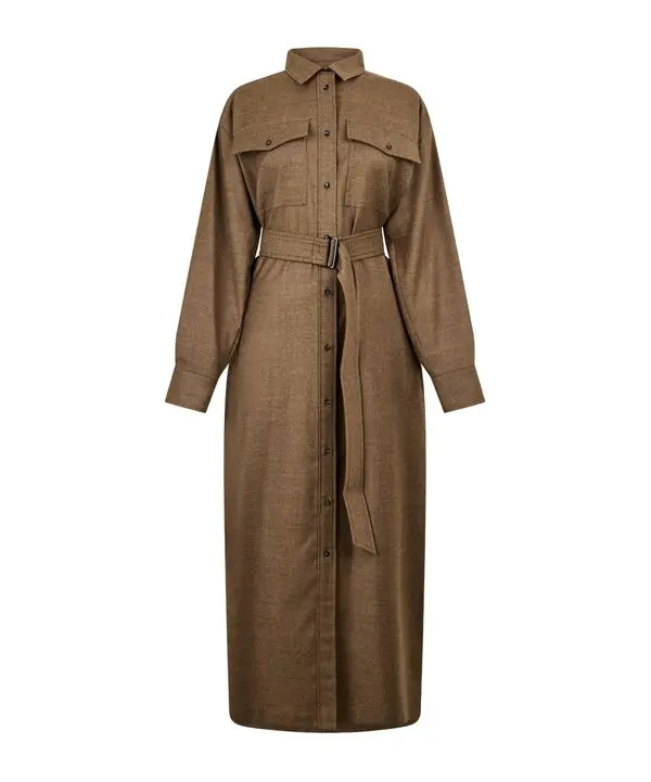 Max Mara Stemma Maxi Shirt Dress