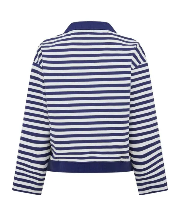 Posse Striped Polo Collar T-shirt