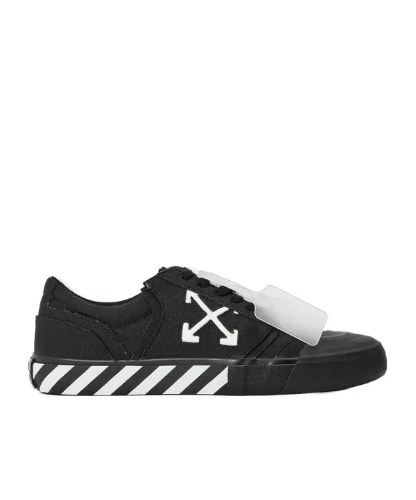 Off-White Low-top Canvas Sneakers With Signature Branding