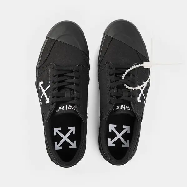 Off-White Low-top Canvas Sneakers With Signature Branding