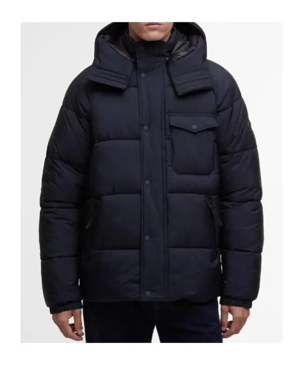 Barbour Long-sleeved Hooded Quilted Jacket