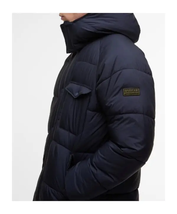 Barbour Long-sleeved Hooded Quilted Jacket