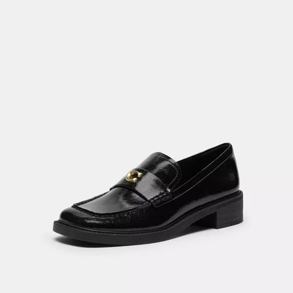 COACH Glazed Penny Loafers