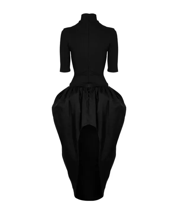 Magda Butrym High-neck Elbow-sleeve Midi Dress