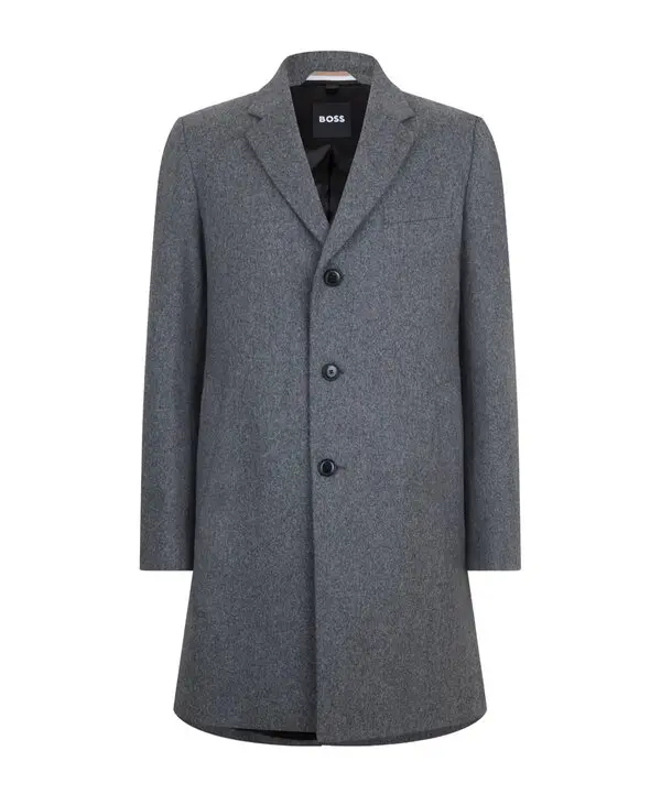 Hugo Boss Wool-blend Overcoat