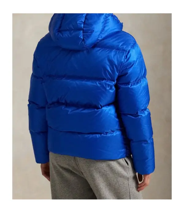 Polo Ralph Lauren Carly Puffer Jacket With Detachable Hood - Blue