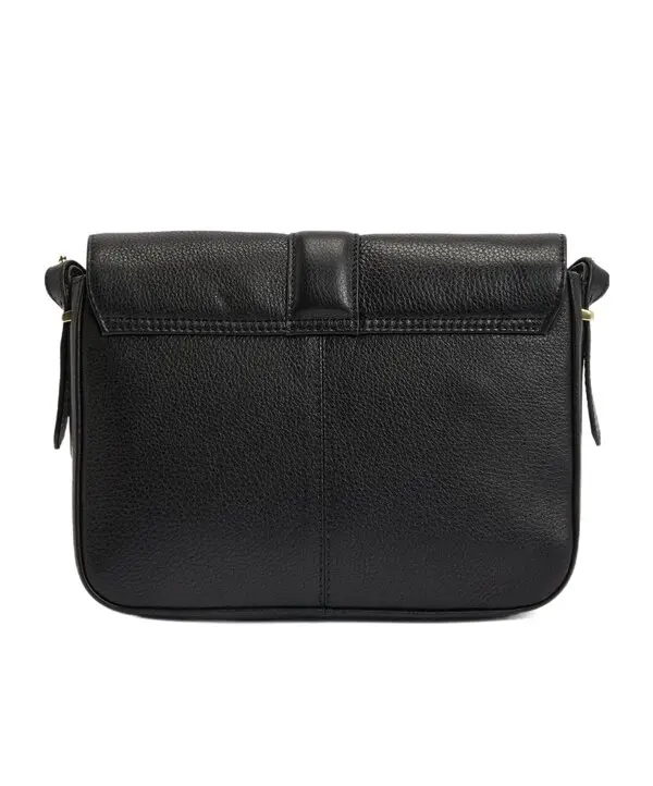 Barbour Leather Crossbody Bag - Black