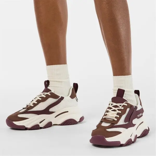Steve Madden Possession Chunky Trainers - White