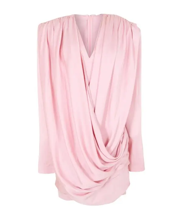 Stella McCartney Long Sleeve Draped Dress