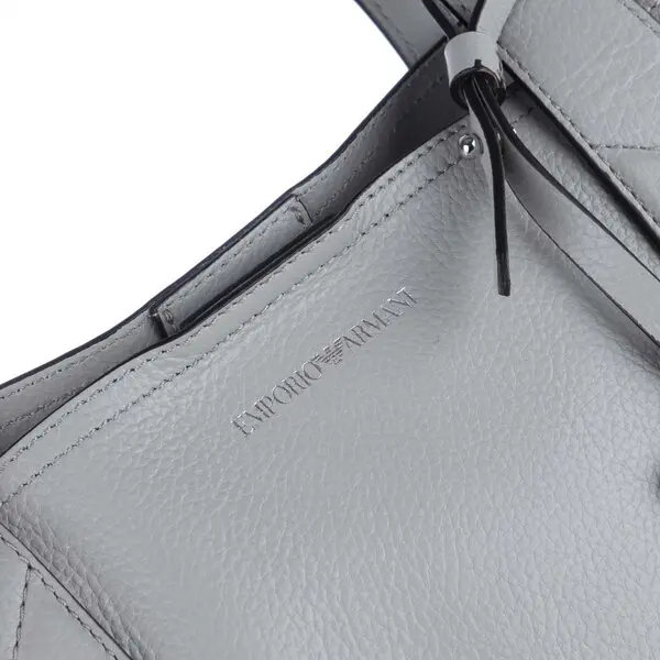 Emporio Armani Leather Shopper Bag