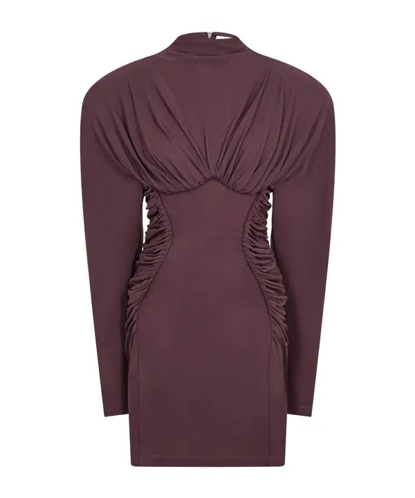 Stella McCartney Long-sleeve High-neck Dress