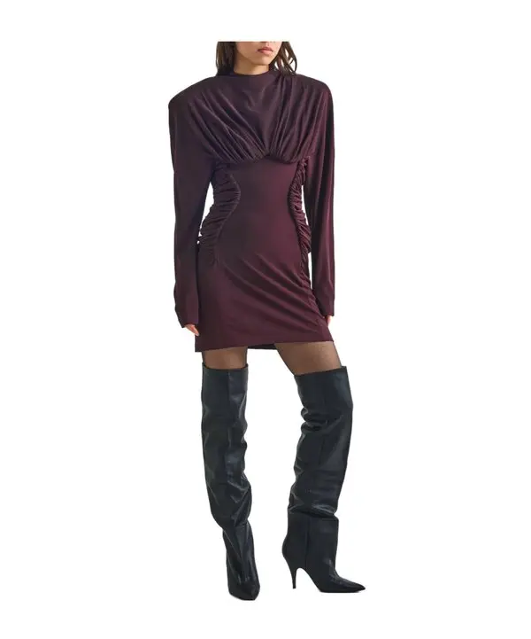 Stella McCartney Long-sleeve High-neck Dress