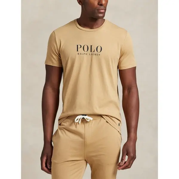Polo Ralph Lauren Classic Crew Neck Short-sleeve T-shirt - Nude