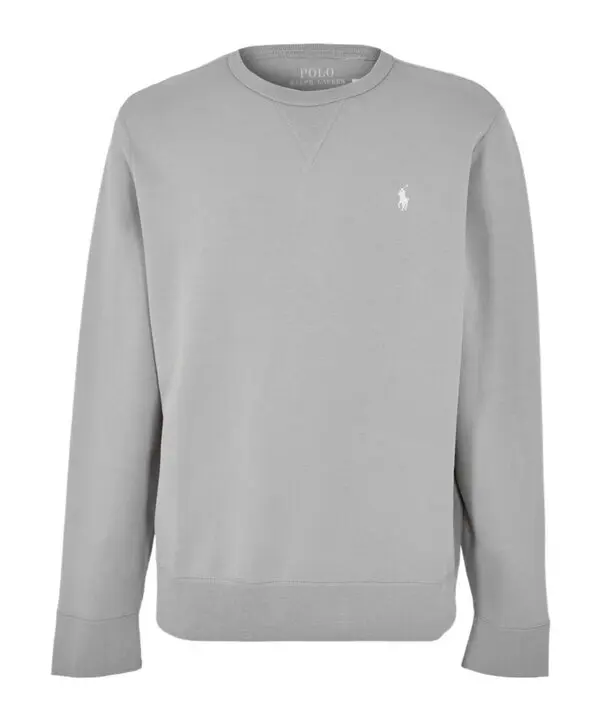 Polo Ralph Lauren Crew Neck Sweatshirt With Embroidered Logo - Black