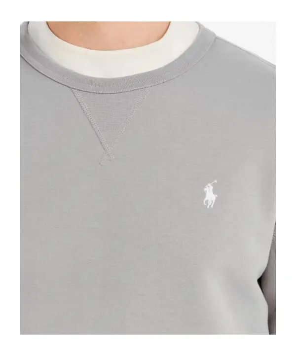 Polo Ralph Lauren Crew Neck Sweatshirt With Embroidered Logo - Black