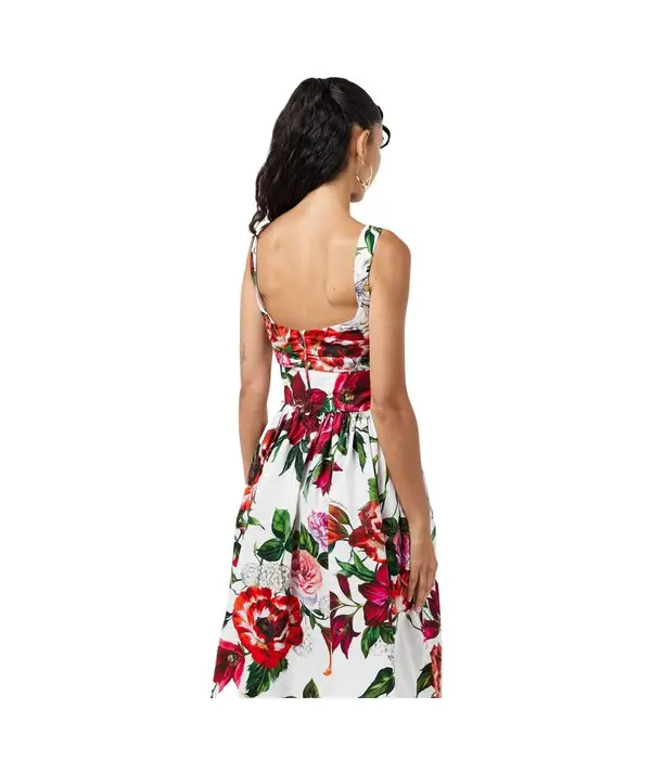 Dolce & Gabbana Floral Print Midi Dress