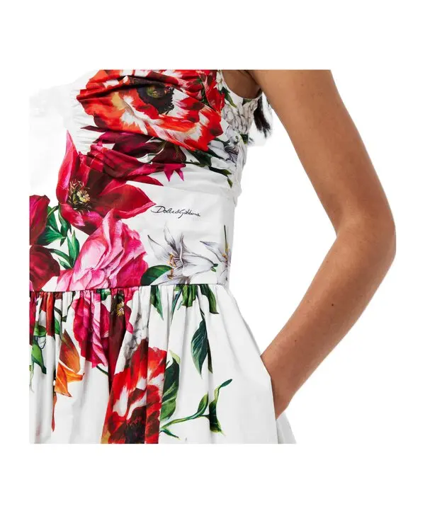 Dolce & Gabbana Floral Print Midi Dress