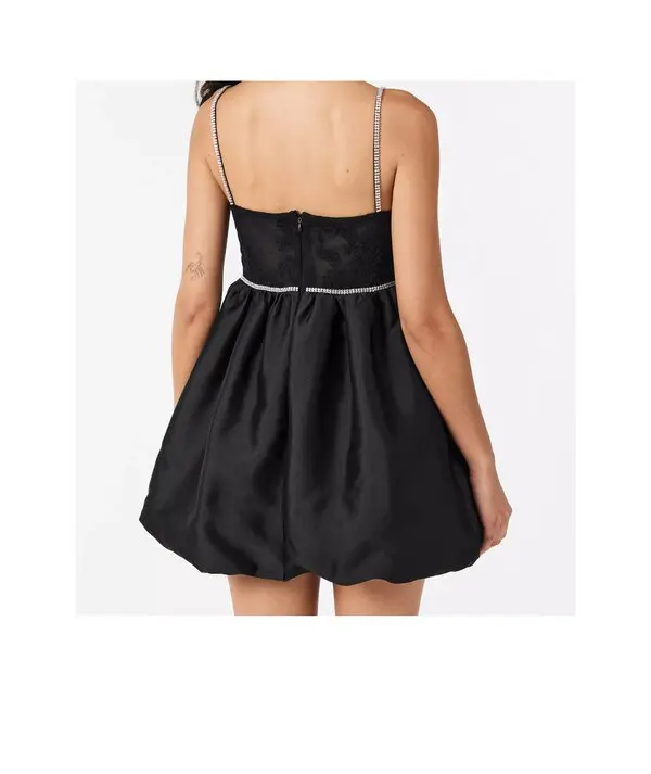 SELF-PORTRAIT Mini Halterneck Embellished Dress